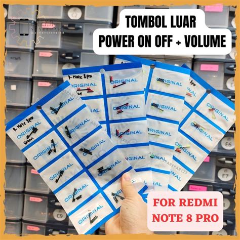 Jual TOMBOL LUAR ON OFF VOLUME REDMI NOTE 8 PRO Shopee Indonesia