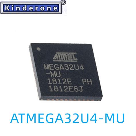 Atmega32u4 Mu Qfn 44 Mcu Avr Usb 32k Flash Industrial 100 New