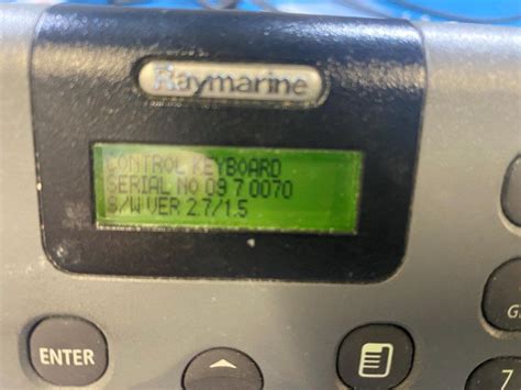 Raymarine G Series Command Center Keyboard ~ E02044 ~ Tested 90 Day Warranty Max Marine