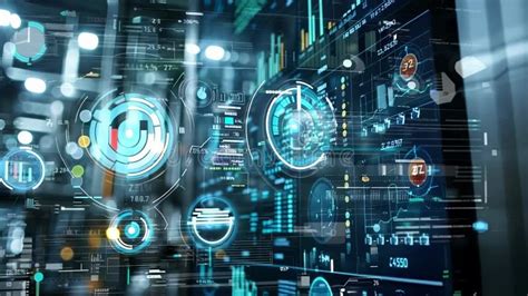 Modern Software Displaying Manufacturing Analytics Data Stock Video Video Of Computer