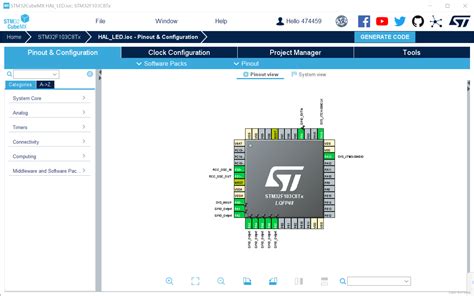 Stm32f103c8t6 基于stm32cubemx、hal库实现的led流水灯，以及中断控制流水灯工作状态stm32f103c8t6 Hal Rtc Csdn博客