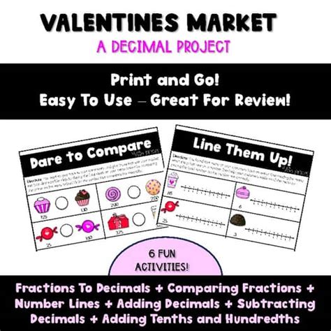Marketplace Math A Decimal Project By The Modern Frizz Tpt