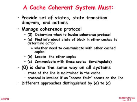 Ppt Cs 213 Lecture 9 Multiprocessor Directory Protocol Powerpoint