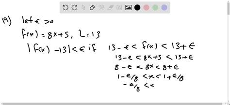 Solved Limit Proofs Use The Precise Definition Of A Limit To Prove The