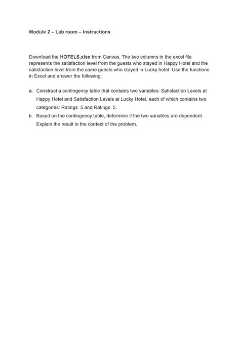 m2 lab exercise lab ex module 2 lab room instructions