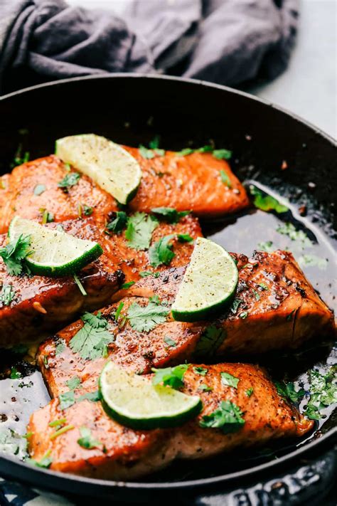 Cilantro Lime Butter Salmon The Recipe Critic