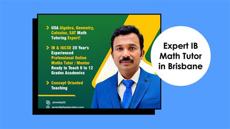 Ib Math Tutor In Brisbane Australia