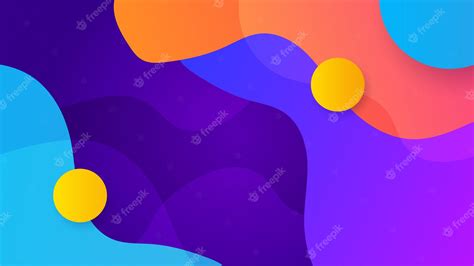 Premium Vector Modern Colorful Abstract Background With Geometric Shapes Lines And Waves