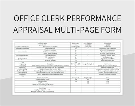 Free Multi Page Form Templates For Google Sheets And Microsoft Excel