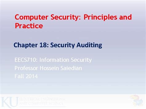 Computer Security Principles And Practice Chapter 18 Security