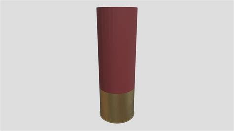 12 Gauge Shell 3d Model By Heihnelludwig [acc608e] Sketchfab