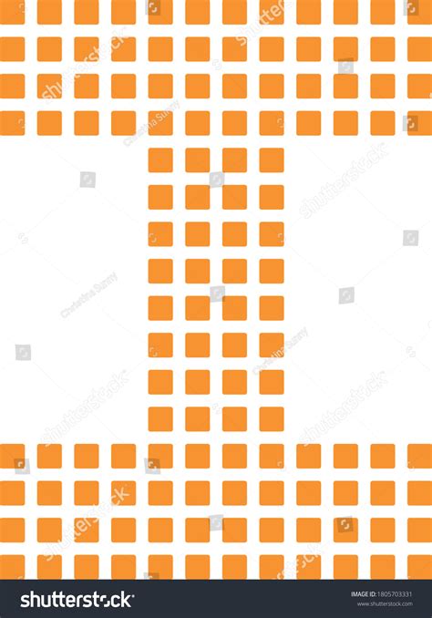 Led Display Font Letter Stock Vector Royalty Free 1805703331 Shutterstock