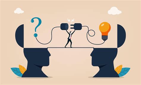 Businessman Connect Question Mark With Lightbulb Solution Solution For