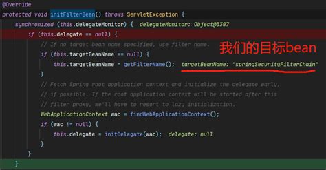 Error Resolution No Bean Named Springsecurityfilterchain Available