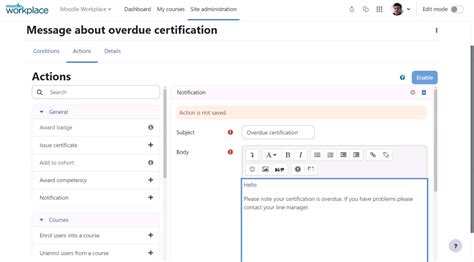 Moodle Workplace 4 Dynamic Rules Feature