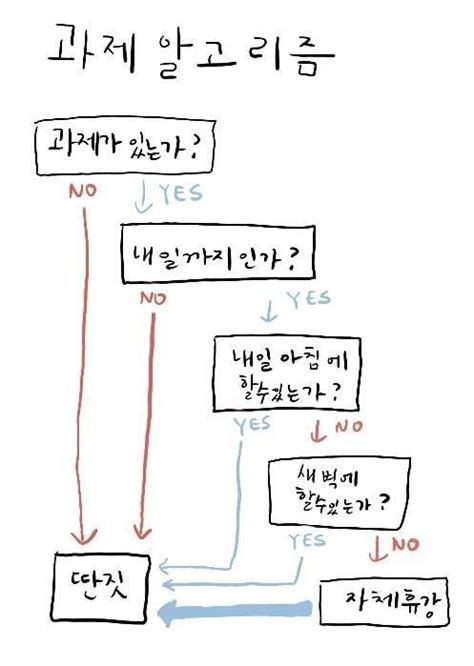 대학생들의 흔한 과제 알고리즘 웃긴 인용구 영감을 주는 명언 웃긴 밈
