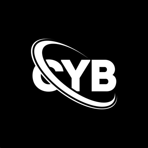 Cyb Logo Cyb Letter Cyb Letter Logo Design Initials Cyb Logo Linked With Circle And Uppercase