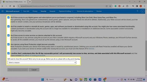 How To Delete A Microsoft Account