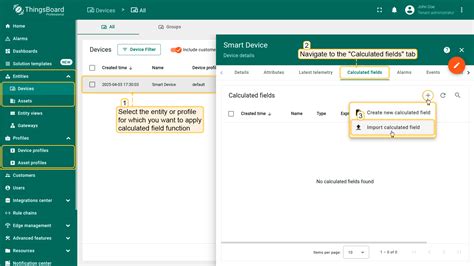 Calculated Fields ThingsBoard Professional Edition