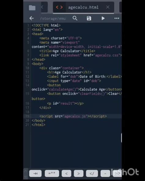 Video Nusrat Baloch On Linkedin Age Calculator 😊 Using Html Css And