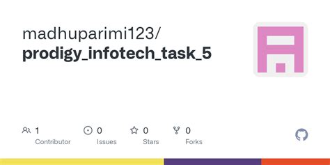 github madhuparimi123 prodigy infotech task 5