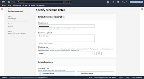 triggering event at specific time using amazon eventbridge into sqs