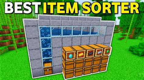 Best Item Sorter System For Minecraft 1 19 Minecraft Bedrock Java Xbox Mcpe Switch Ps4