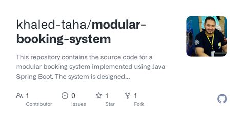 Github Khaled Tahamodular Booking System This Repository Contains