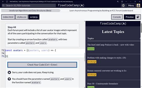 Learn Asynchronous Programming By Building An Fcc Forum Leaderboard