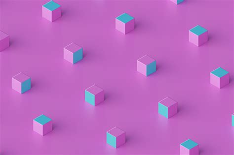 추상적인 기하학적 모양의 3d 렌더링 컴퓨터 생성 큐브와 최소한의 배경 포스터 커버 브랜딩 배너 현수막에 대 한 현대적인 디자인 0명에 대한 스톡 사진 및 기타 이미지