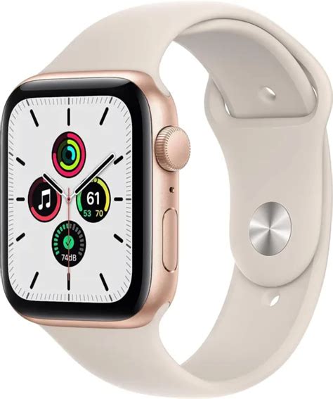 Apple Watch Se Gps 44mm In Alluminio Oro Gold Cinturino Sport Nuovo Eur