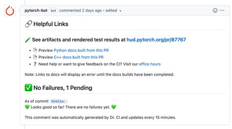 Dr Ci Is Sometimes Out Of Date · Issue 87868 · Pytorchpytorch · Github