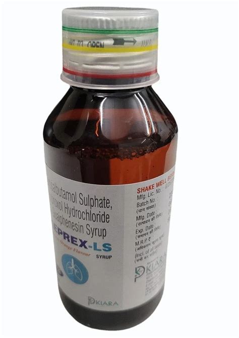 Levosalbutamol Sulphate Ambroxol Hydrochloride And Guaiphenesin Syrup At ₹ 94 Bottle In Ahmedabad