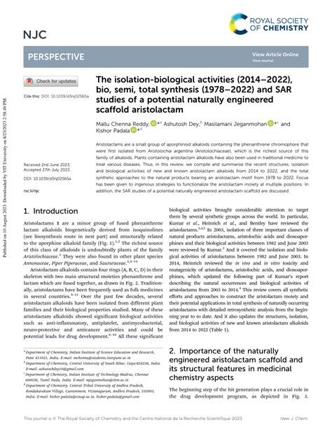 Pdf The Isolation Biological Activities 2014 2022 Bio Semi Total