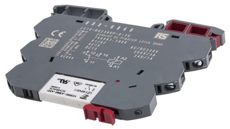 RS PRO RS PRO Interface Relay DIN Rail Mount 230V Ac Dc Coil SPDT 1 Pole 888 6846 RS