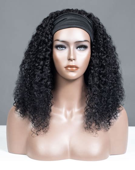 Headband Wig Natural 4b 4c Hair