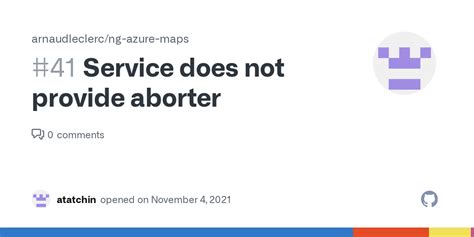 Service Does Not Provide Aborter · Issue 41 · Arnaudleclercng Azure Maps · Github