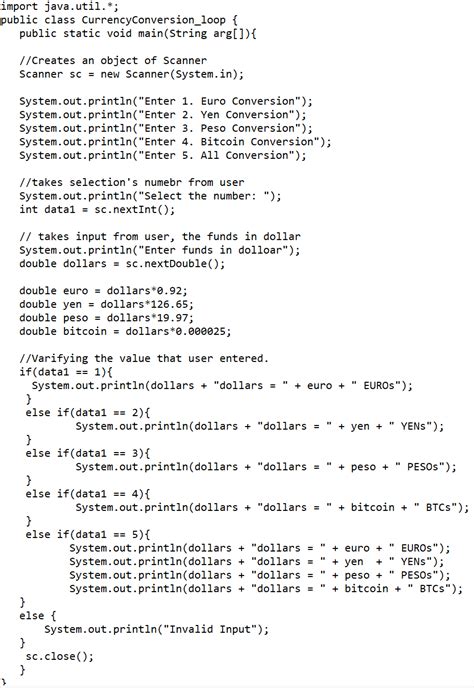 Solved Update Below Code Currency Conversion Pr Solutioninn