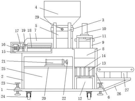 一种新型墙体建筑用砖块成型装置的制作方法
