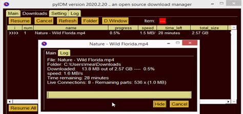 pyidm an open source alternative to idm internet download manager