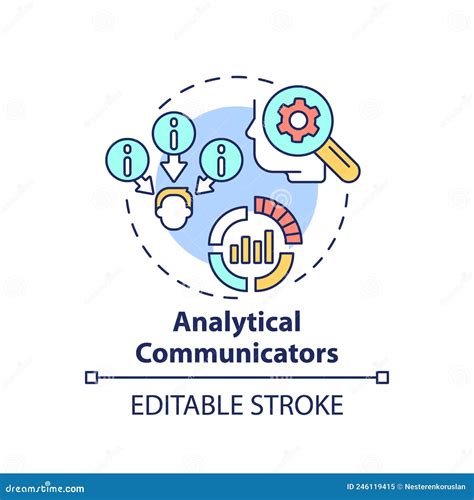 Analytical Communicators Concept Icon Royalty Free Illustration 246119415