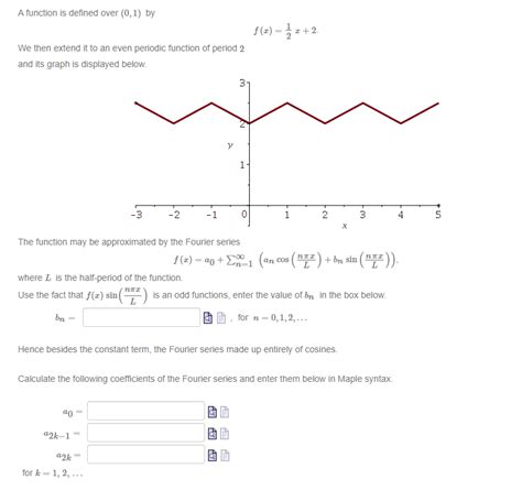 Solved 32 2 A Function Is Defined Over 0 1 By F X We Chegg Com