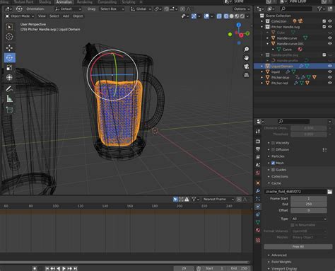 Fluid Simulation Liquid Disappearing In Mantaflow When Container Is Animated Blender Stack