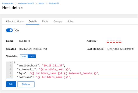 best practice for extra variables interpolation via ansible inventory