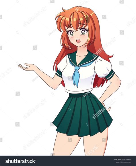 Red Haired Anime Girl