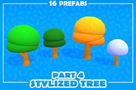 Stylized Tree Part 4 3d Trees Unity Asset Store