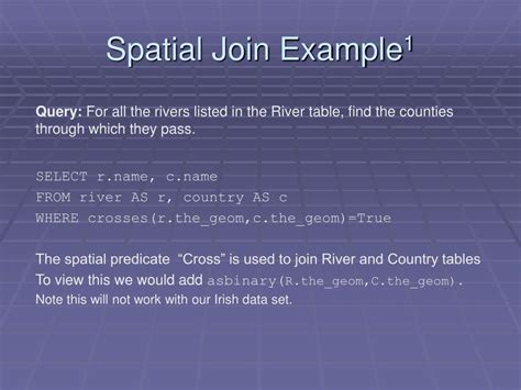 ppt spatial databases lecture 2 powerpoint presentation free download id 206281