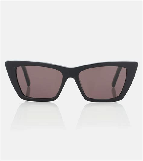 Sl 276 Mica Cat Eye Sunglasses In Black Saint Laurent Mytheresa