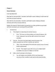 Understanding Sexual Anatomy Male And Female Structures Course Hero