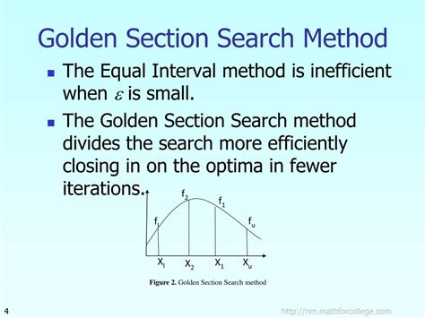 Ppt Golden Section Search Method Powerpoint Presentation Free Download Id672531